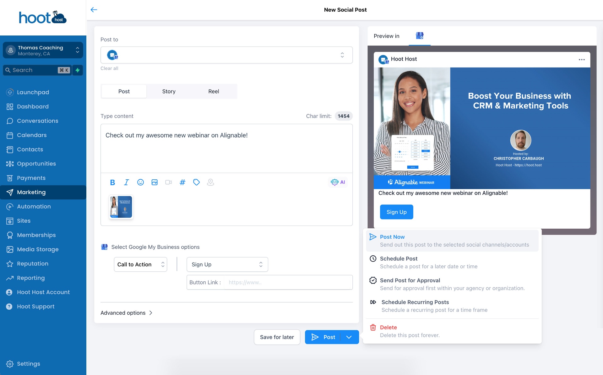Hoot Host Extensions